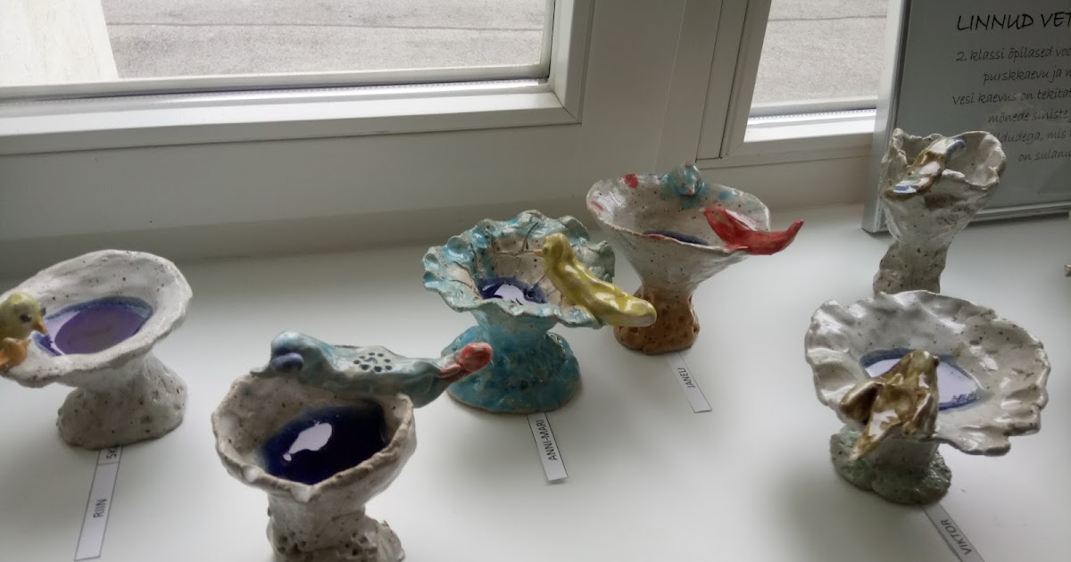 Ridala Raamatukogu: Linnud vett joomas