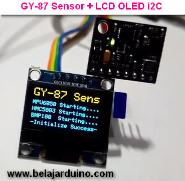 GY-87 : Altimeter ,Accelerometer ,Tilt meter, Barometer, Temperature ...