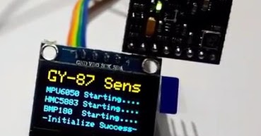 GY-87 : Altimeter ,Accelerometer ,Tilt meter, Barometer, Temperature ...