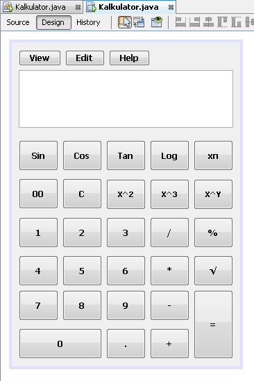Cara Membuat Aplikasi Kalkulator Dengan Java Menggunakan NetBeans IDE - Tubianto
