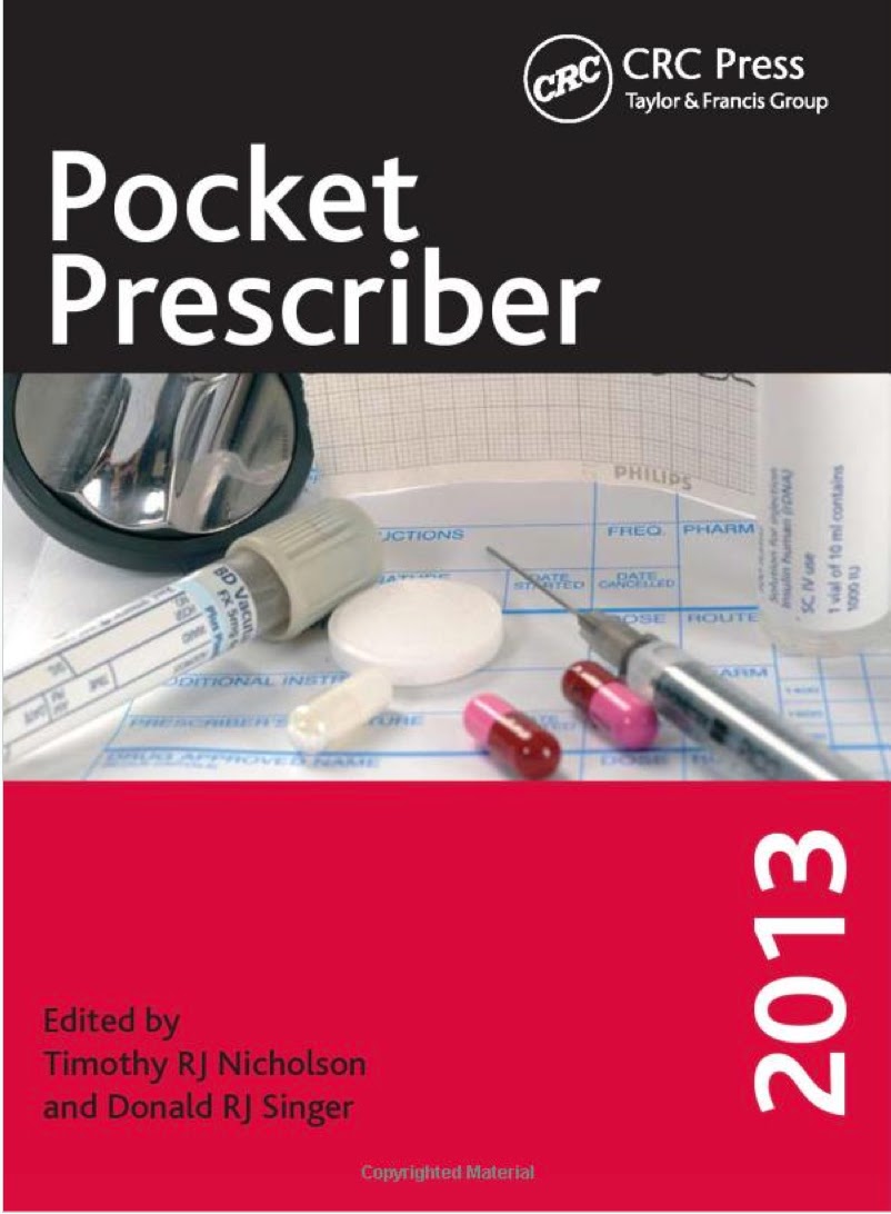 DONALD SINGER: HEALTH, ART AND SCIENCE: Launch of Pocket Prescriber 2013