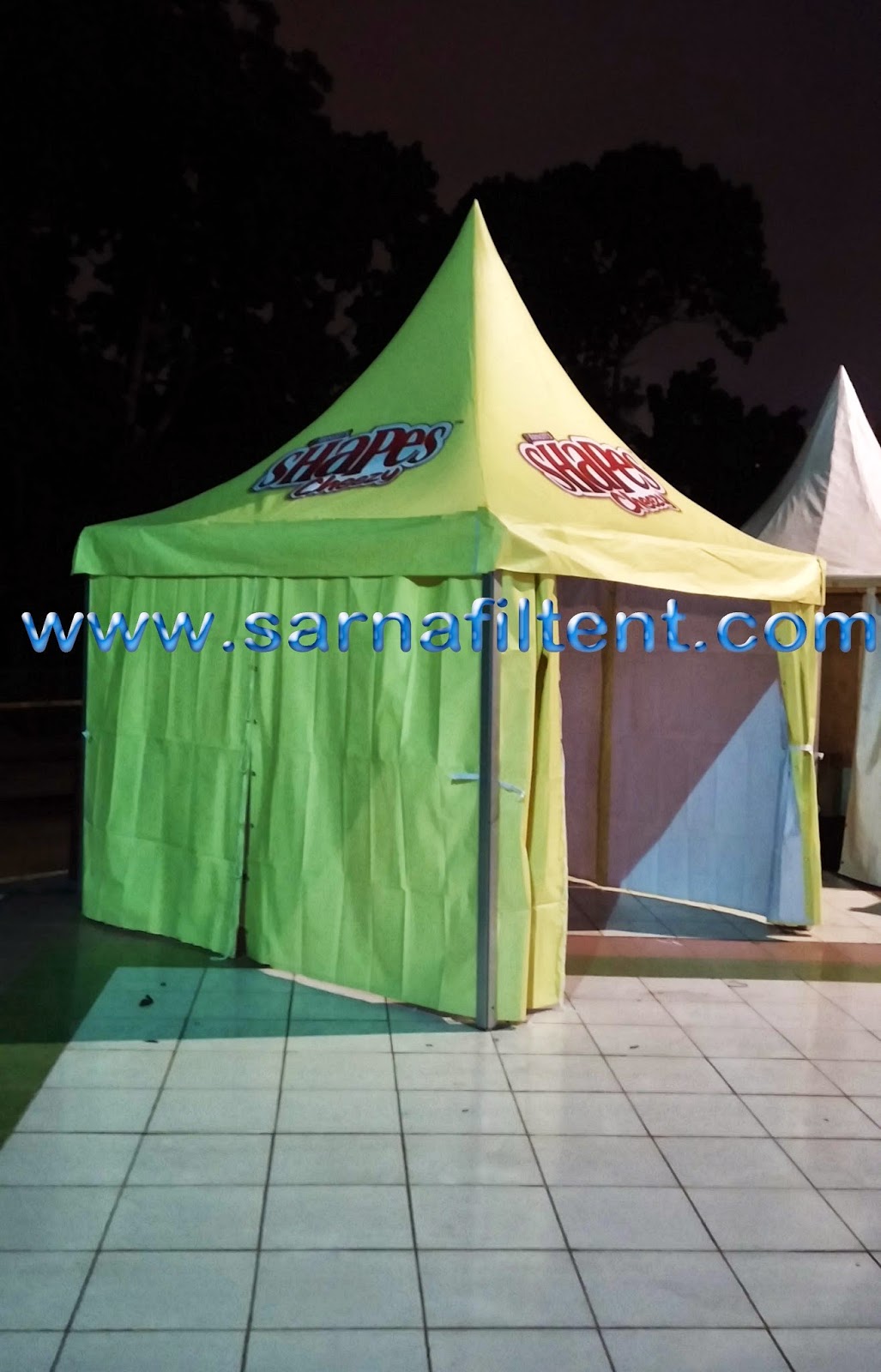 Tenda Sarnafil +Branding "Shapes Cheezy" Arnotts | Supplier Tenda Sarnafil