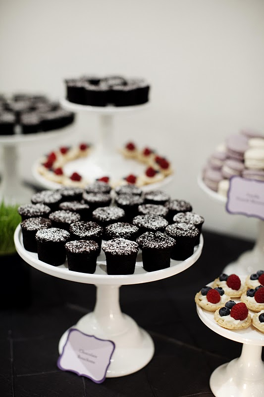cocoa & fig: Modern Dessert Table for a Wedding at the Walker Art Center