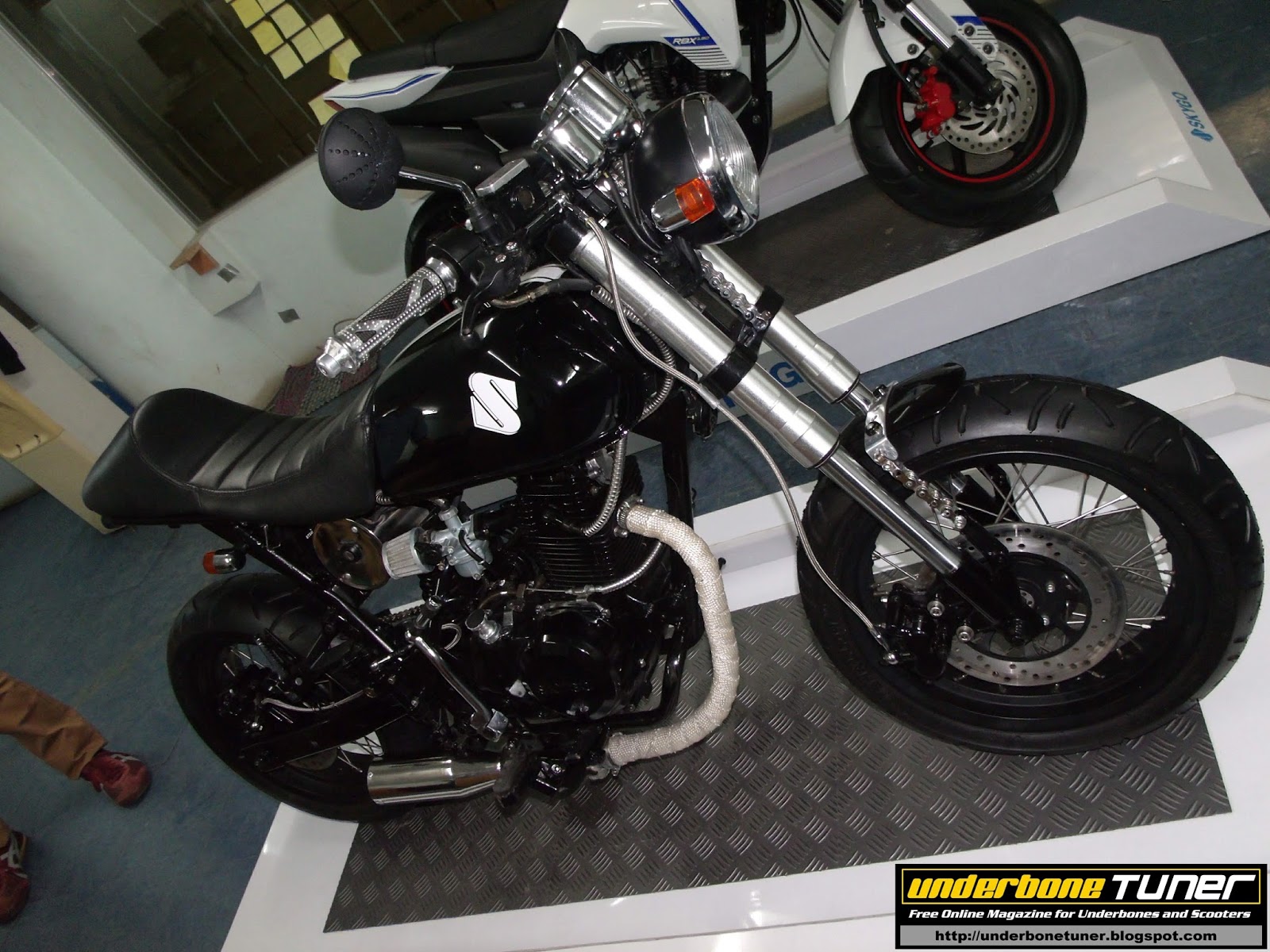 underbone tuner: Modified Bikes: The Skygo Pony Cafe Racer