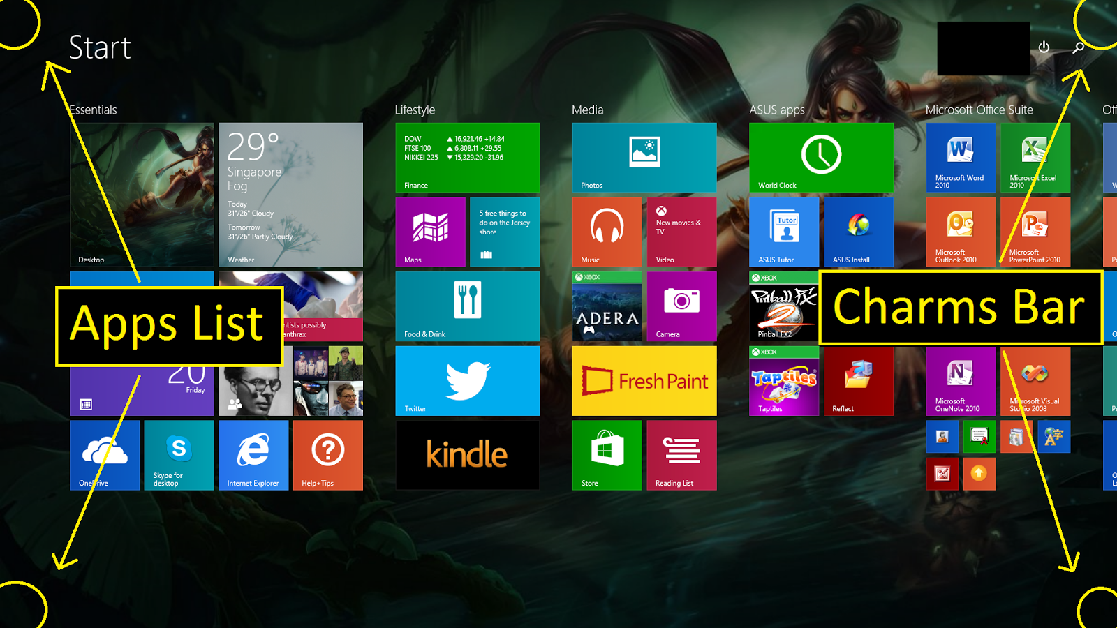 Braving Windows 8 (and Beyond): Using the Start Screen