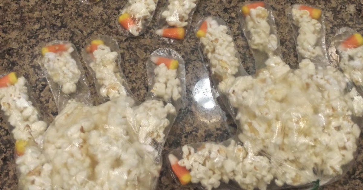 Edible Halloween hands