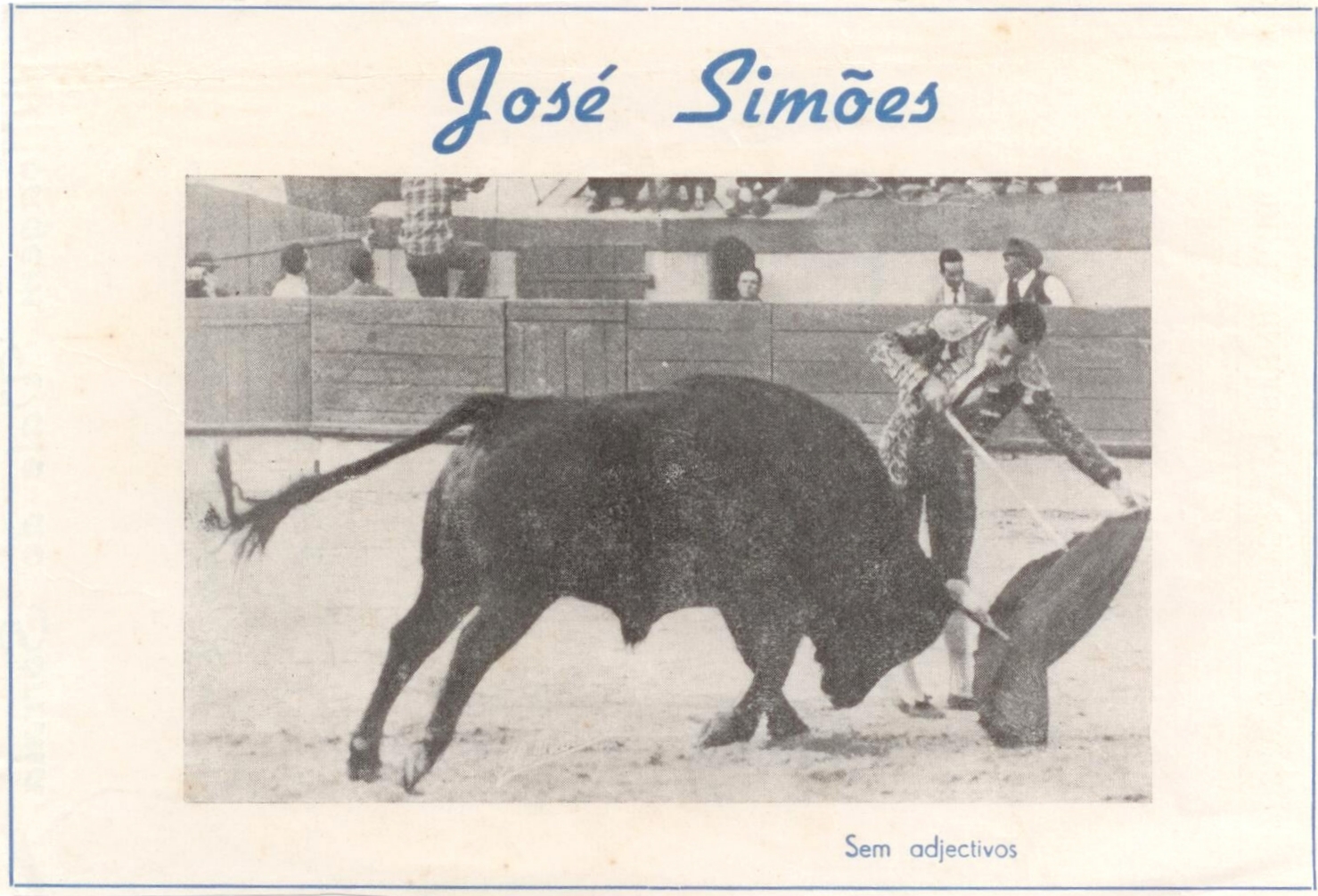 José Simões – Matador de Toiros – scalabis.net