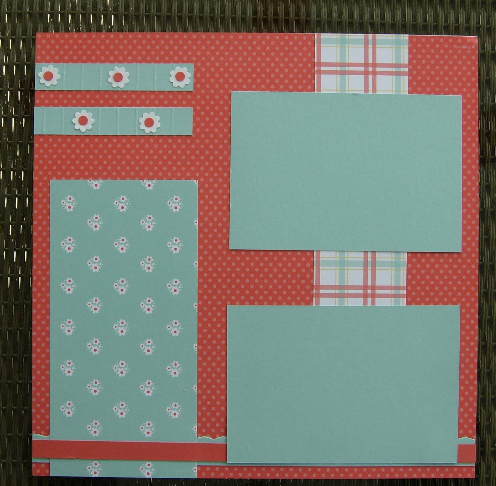 STS Cards: Cheerful Scrapbook Layout
