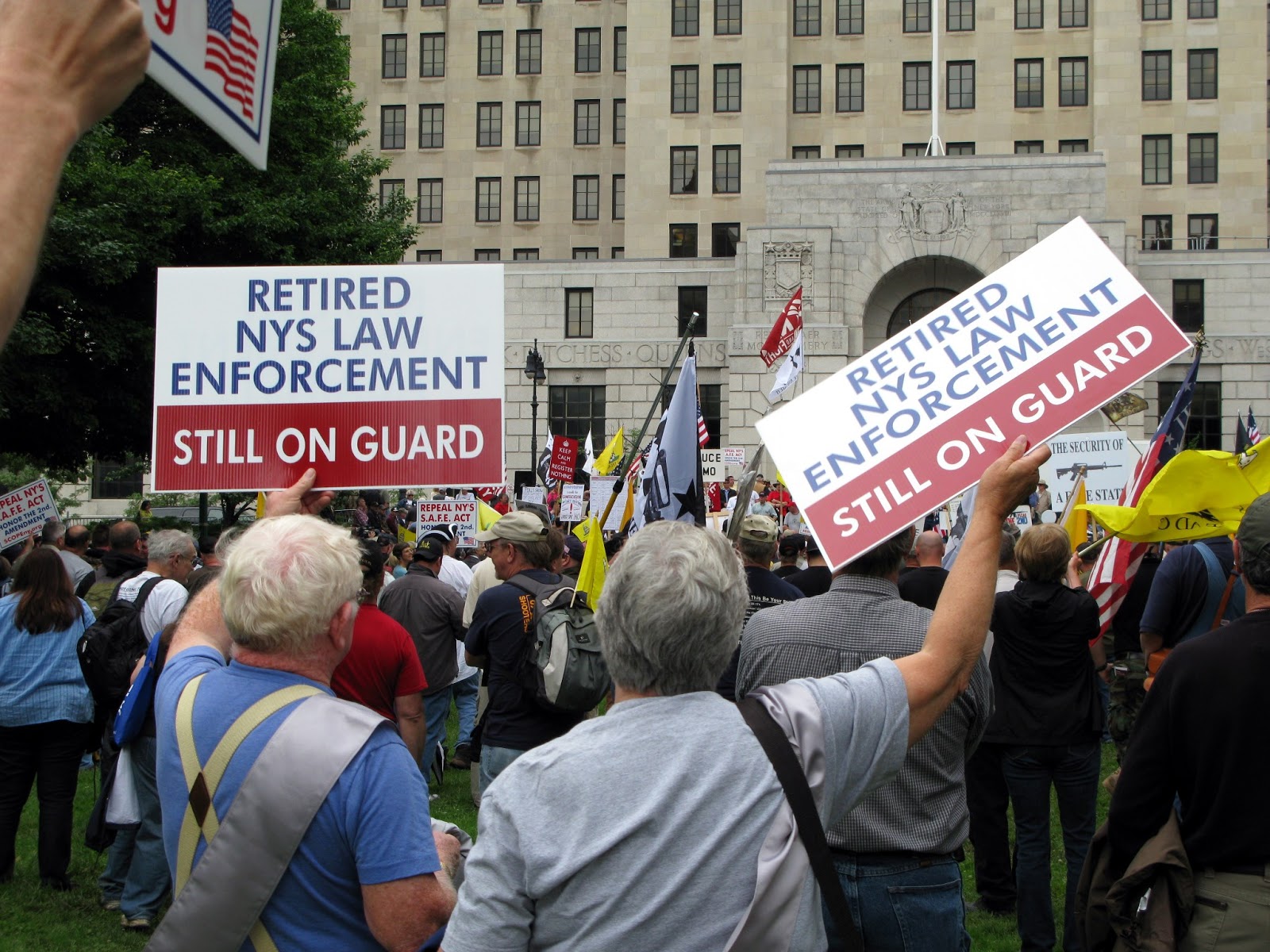 BALLSEYE'S BOOMERS: Some Photos of the NY SAFE Act Protest - June 11, 2013