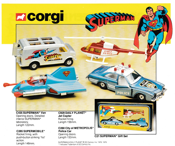 The Dork Review: Corgi's Superman Vehicles