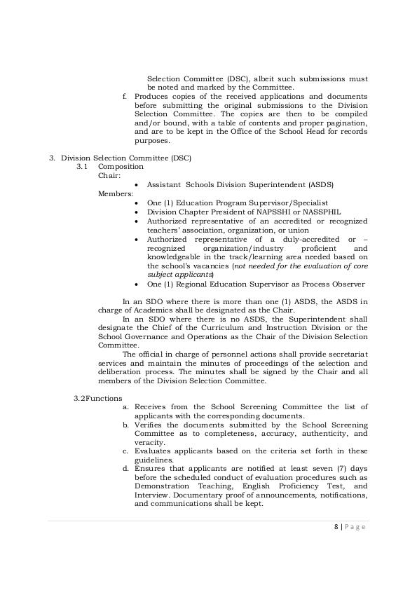 DepEd Memos, Orders & Results: DepEd Order No. 3, s.2016: Hiring ...
