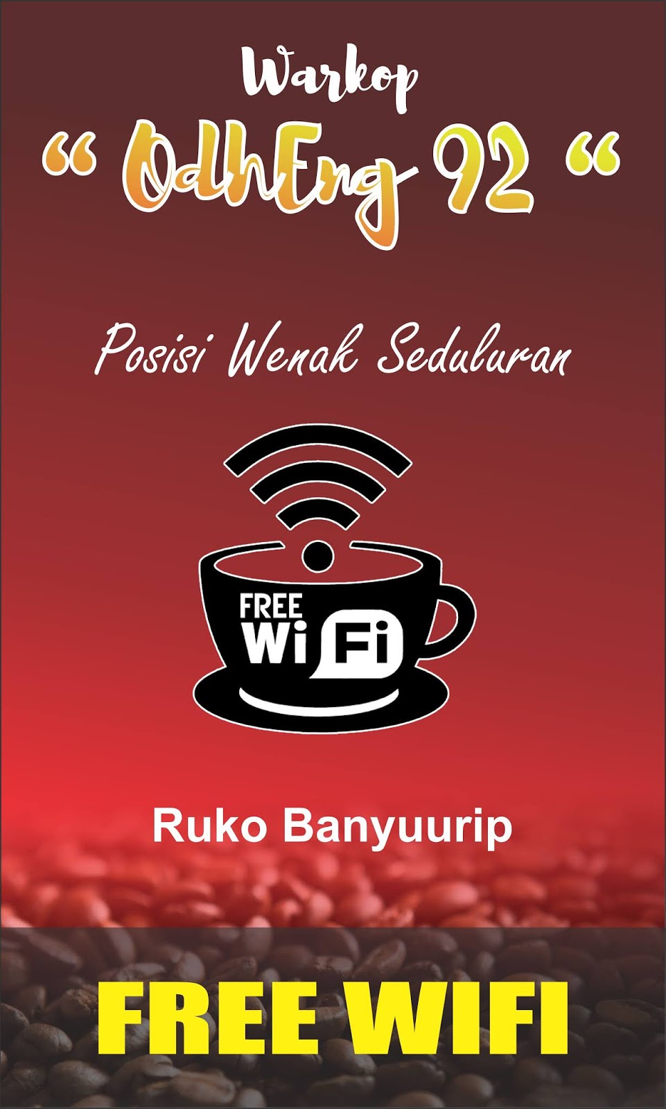 Download Format Desain Banner Warkop Free Wifi File CorelDraw - Jagoan ...