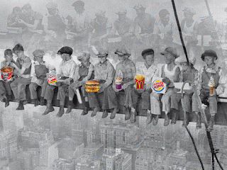 Wallpapers Photo Art: Lunch Atop a Skyscraper, 1932 Poster, Eating ...