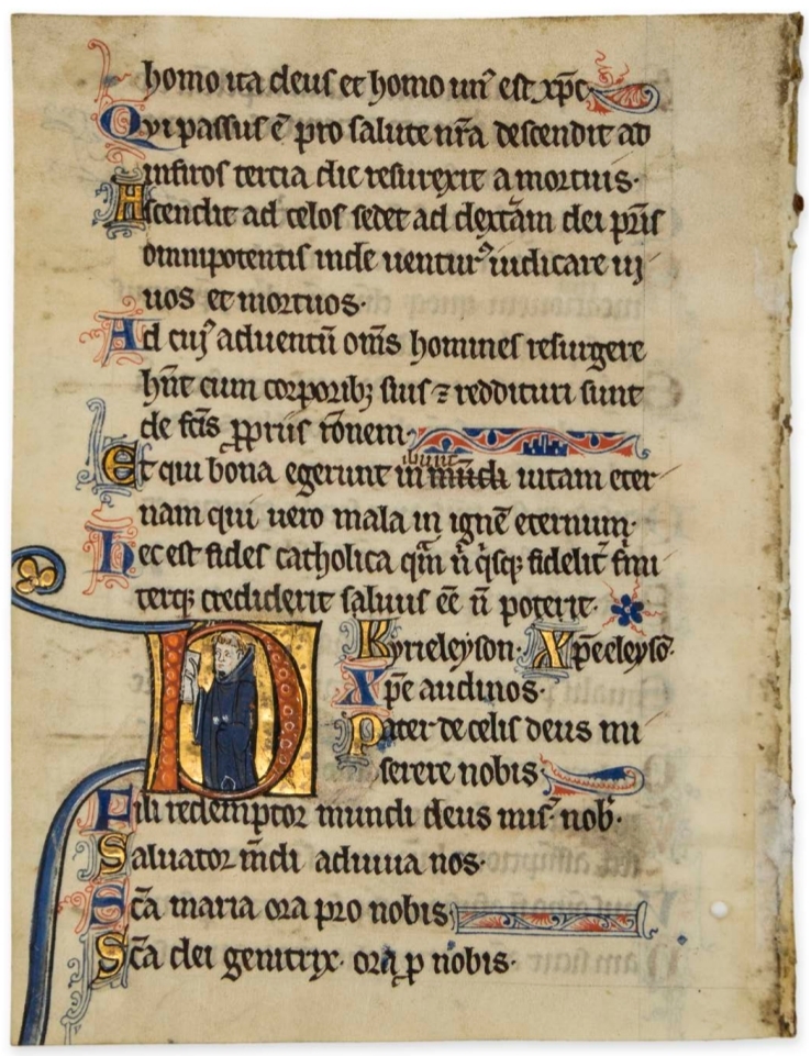 Medieval Manuscripts Provenance: A Lavishly Illuminated 13th-Century ...