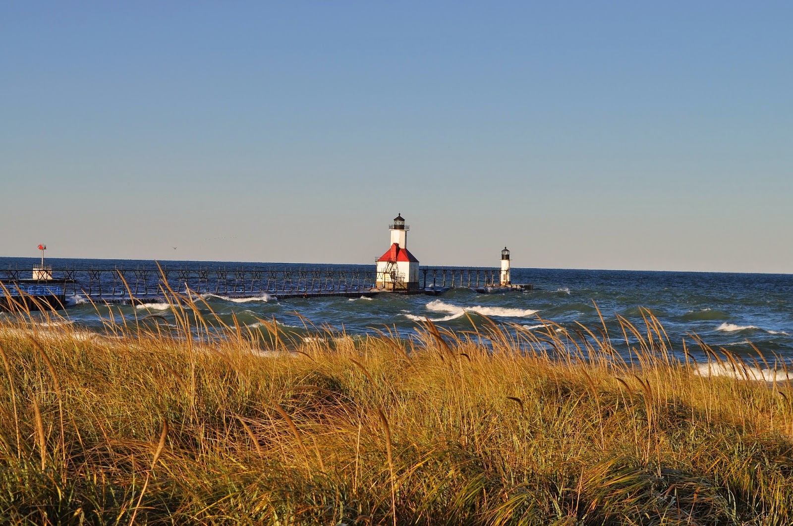 WC-LIGHTHOUSES: ST. JOSEPH NORTH PIER LIGHTS LIGHTHOUSE-ST. JOSEPH ...