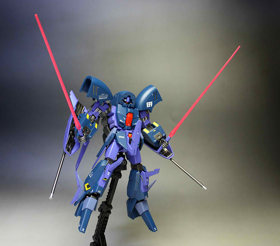 GUNDAM GUY: HGUC 1/144 RAS-96 Anksha - Painted Build #4 by zgmfxg