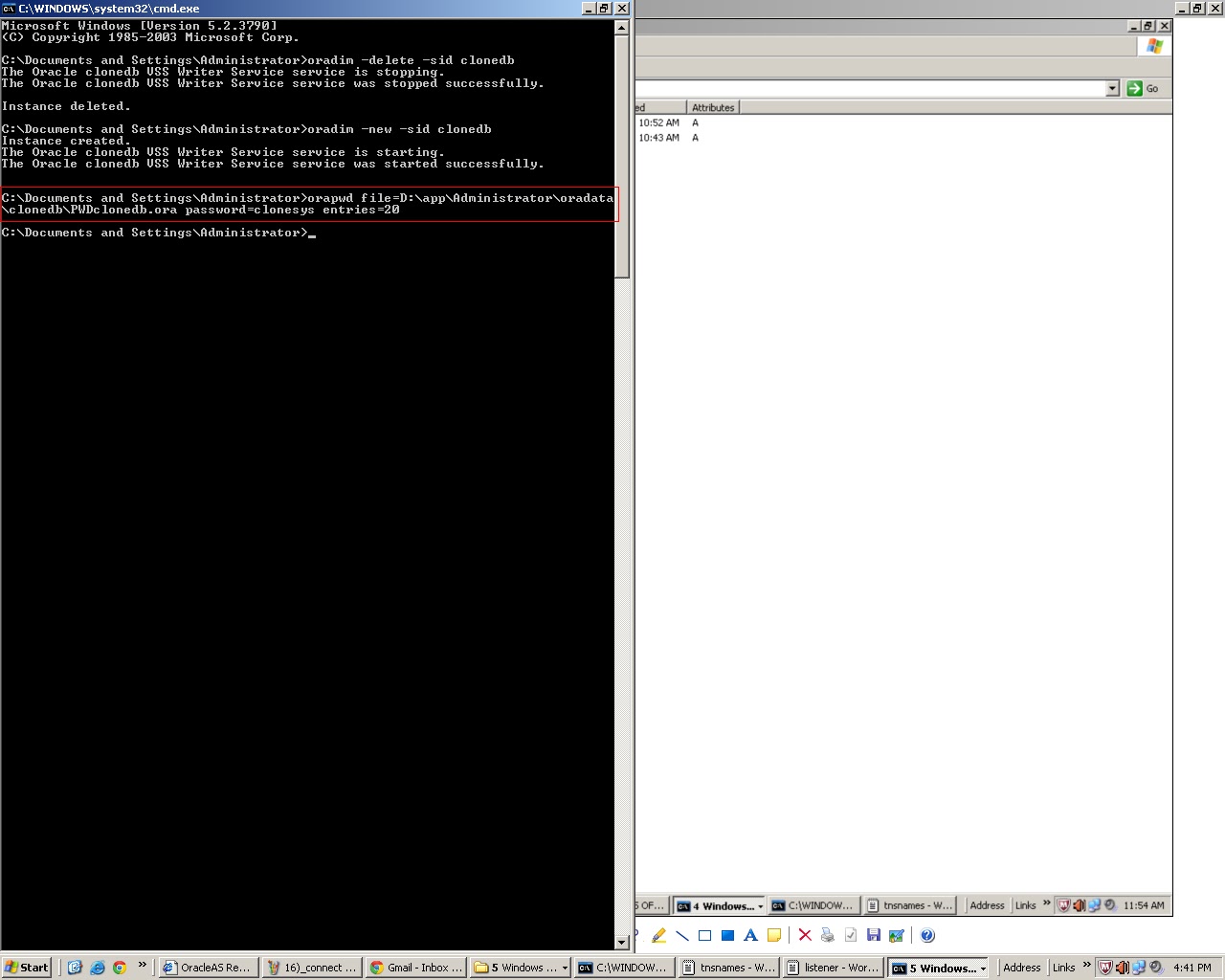 Saugat Chatterjee's Oracle DBA blogs