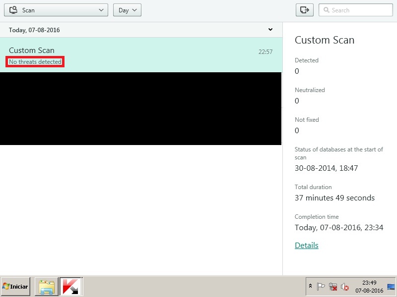 ADAPTER: Como Escanear Unidade (HD) - Kaspersky Internet Security