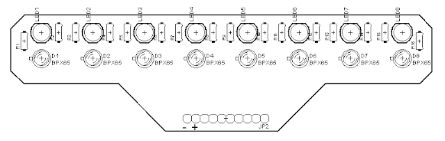 Rangkaian Sensor Robot Line Follower/LF 8 Array - WandaShare