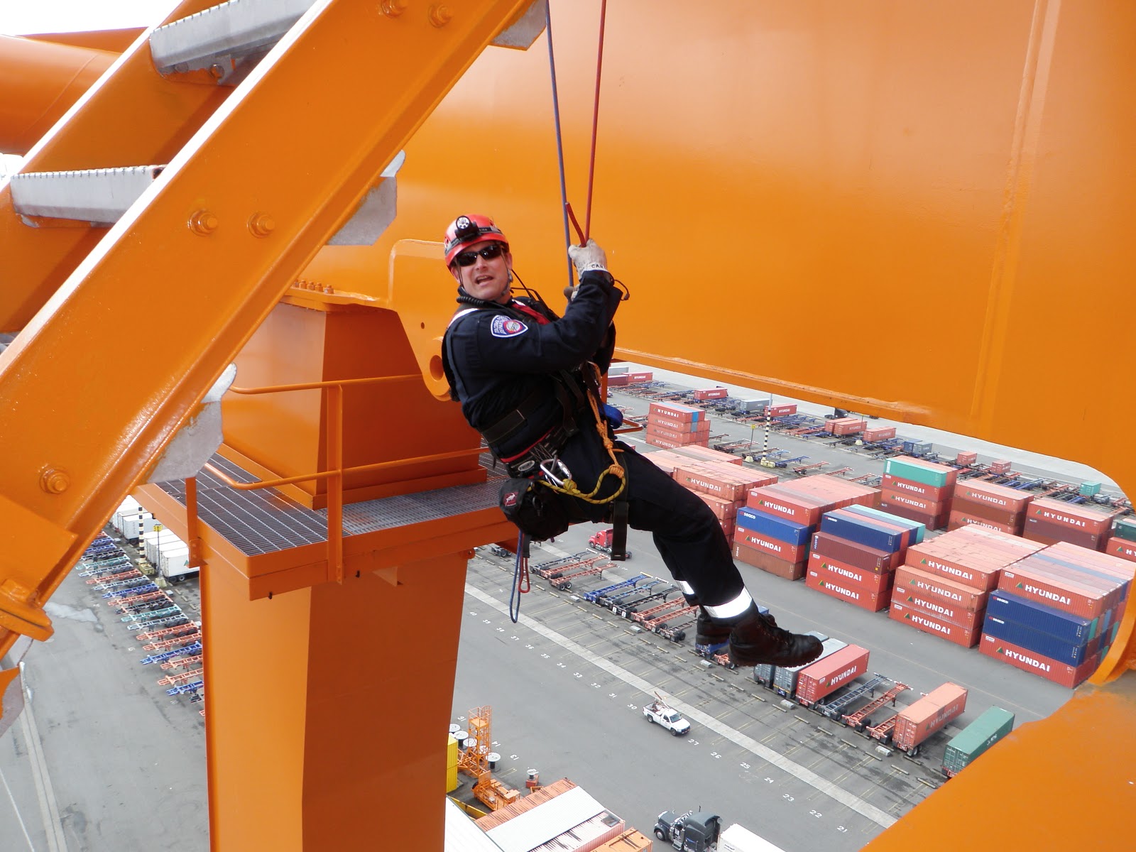 Tacoma Fire Department: Crane Rescue Training at the Port of Tacoma