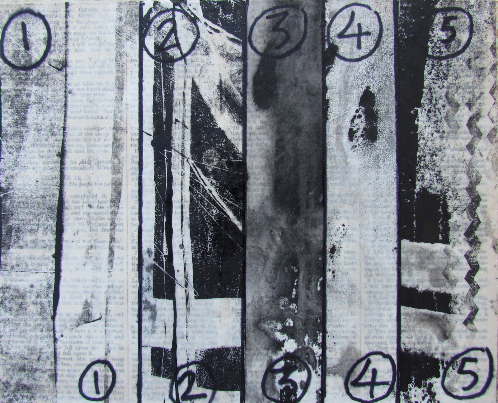 Dee Day Art Journal Mono Printed Rice Paper Over Text Dee Day Art Journal Mono Printed Rice Paper Over Text
