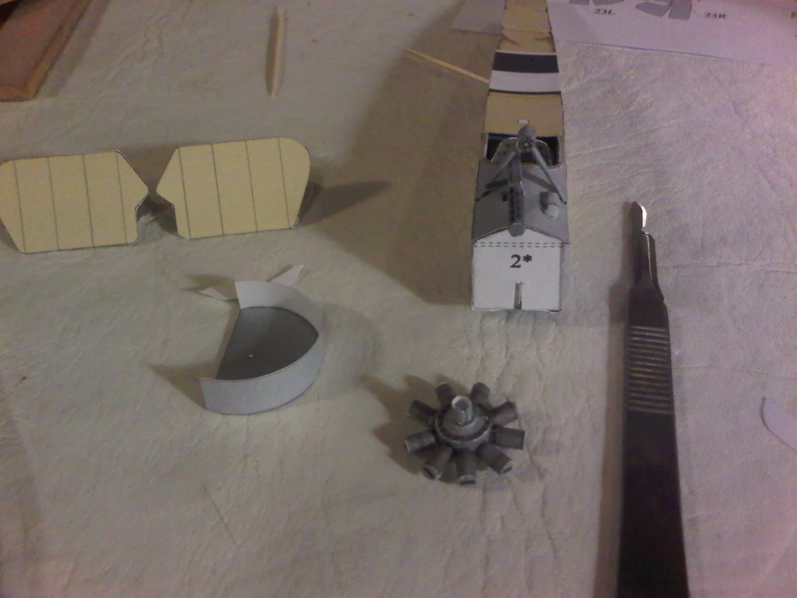 mdp papercraft: fockker E-III