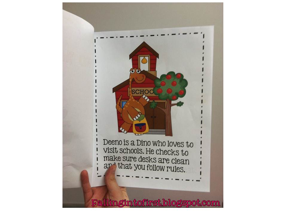 Deeno the {clean} Desk Dino | Falling into First