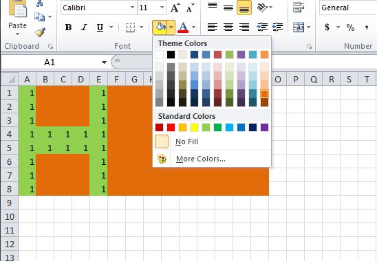 Robotics-Basic & Advanced: How To Use Excel To Generate Code For LCD ...