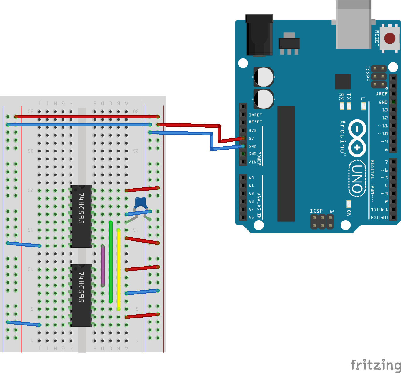 74hc595 Shift Register Arduino Tutorial Series Youtub - vrogue.co