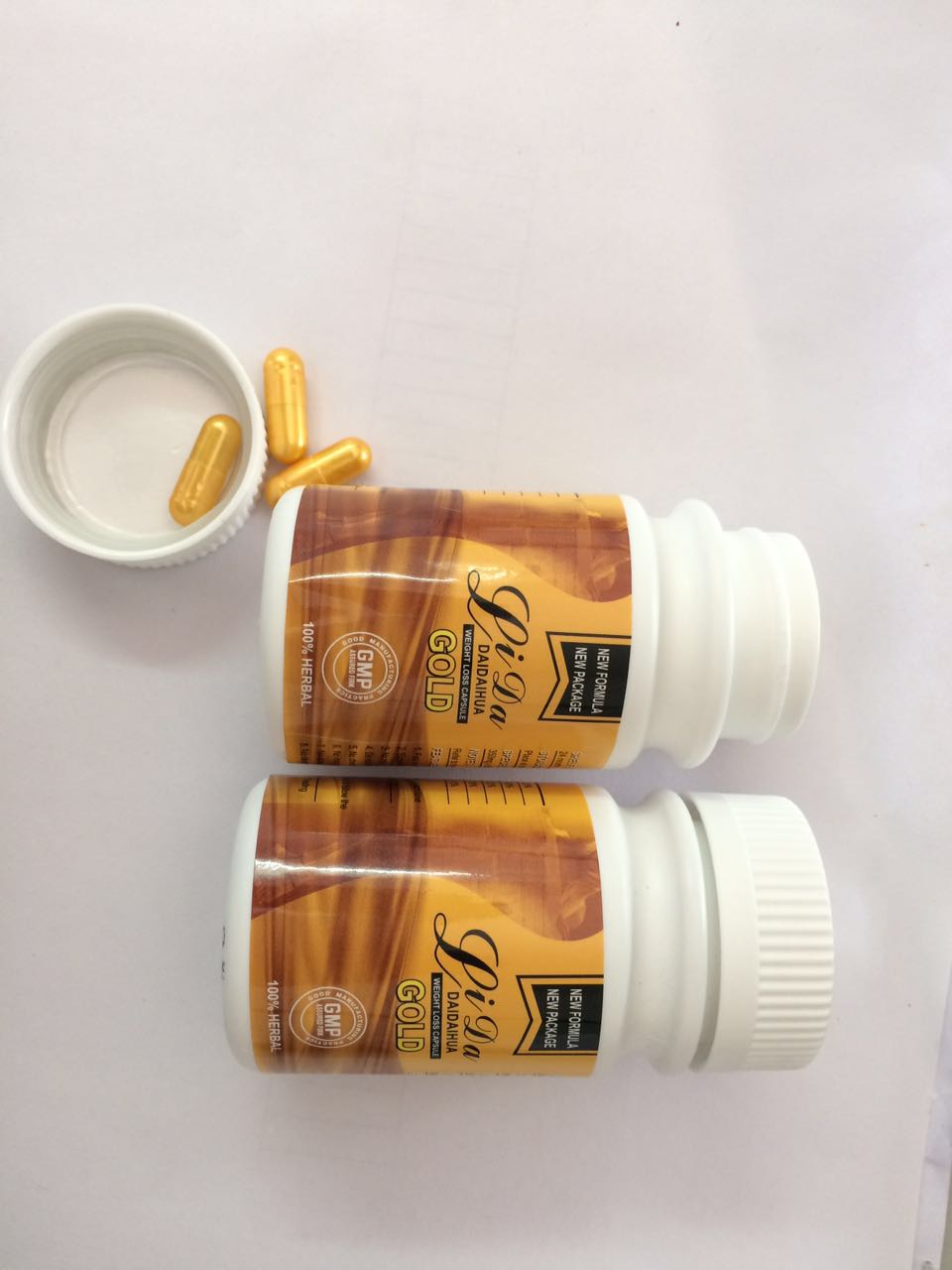 Lida Daidaihua Plus Slimming Capsules Weight Loss Pills Wholesale: gold ...