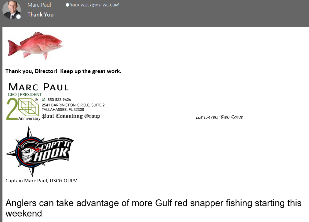 Capt'n Hook: 4th of July - Snapper Fishing