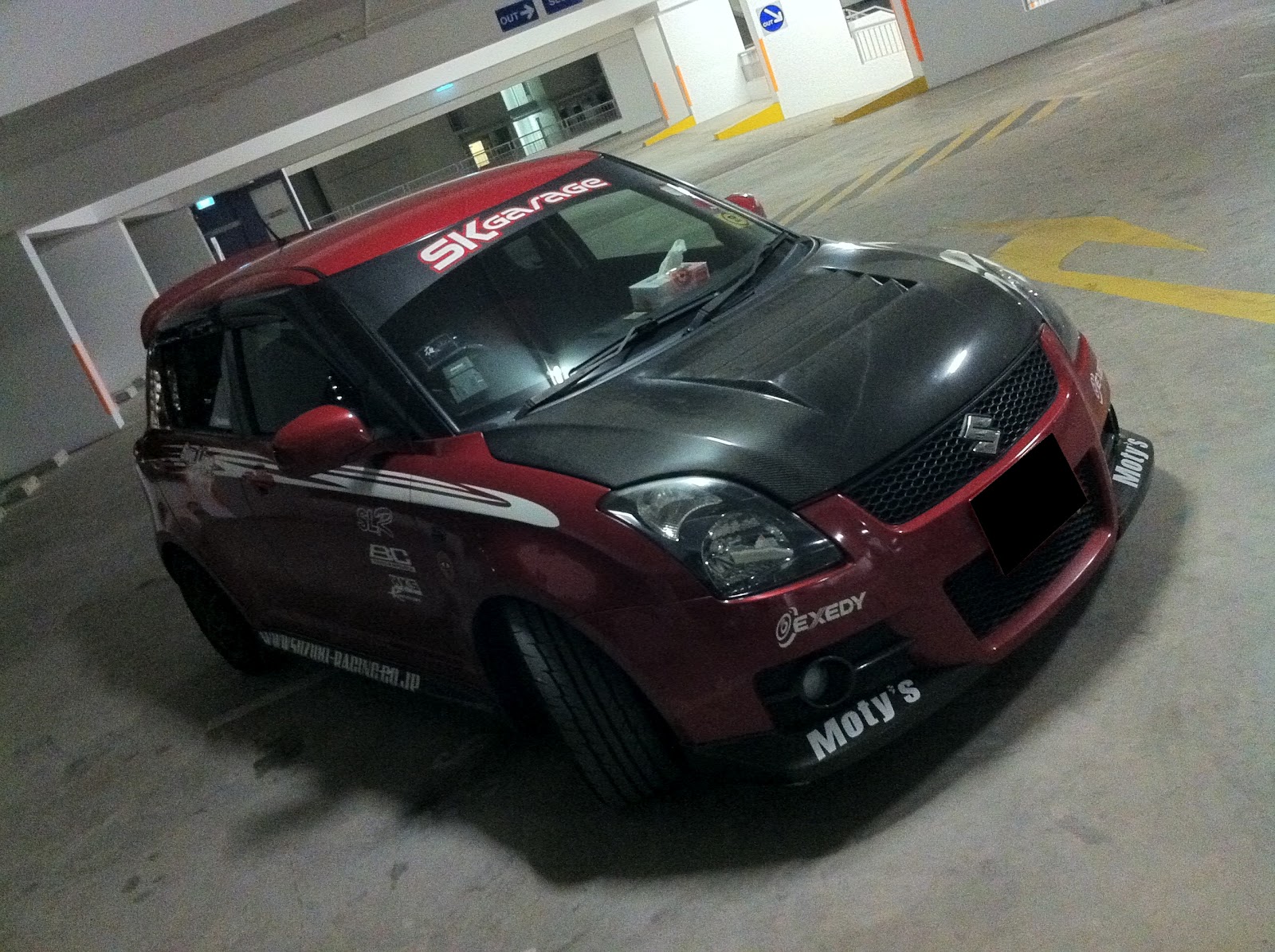 The Suzuki Swift Sport Ltd Edition: Sunline Racing theme