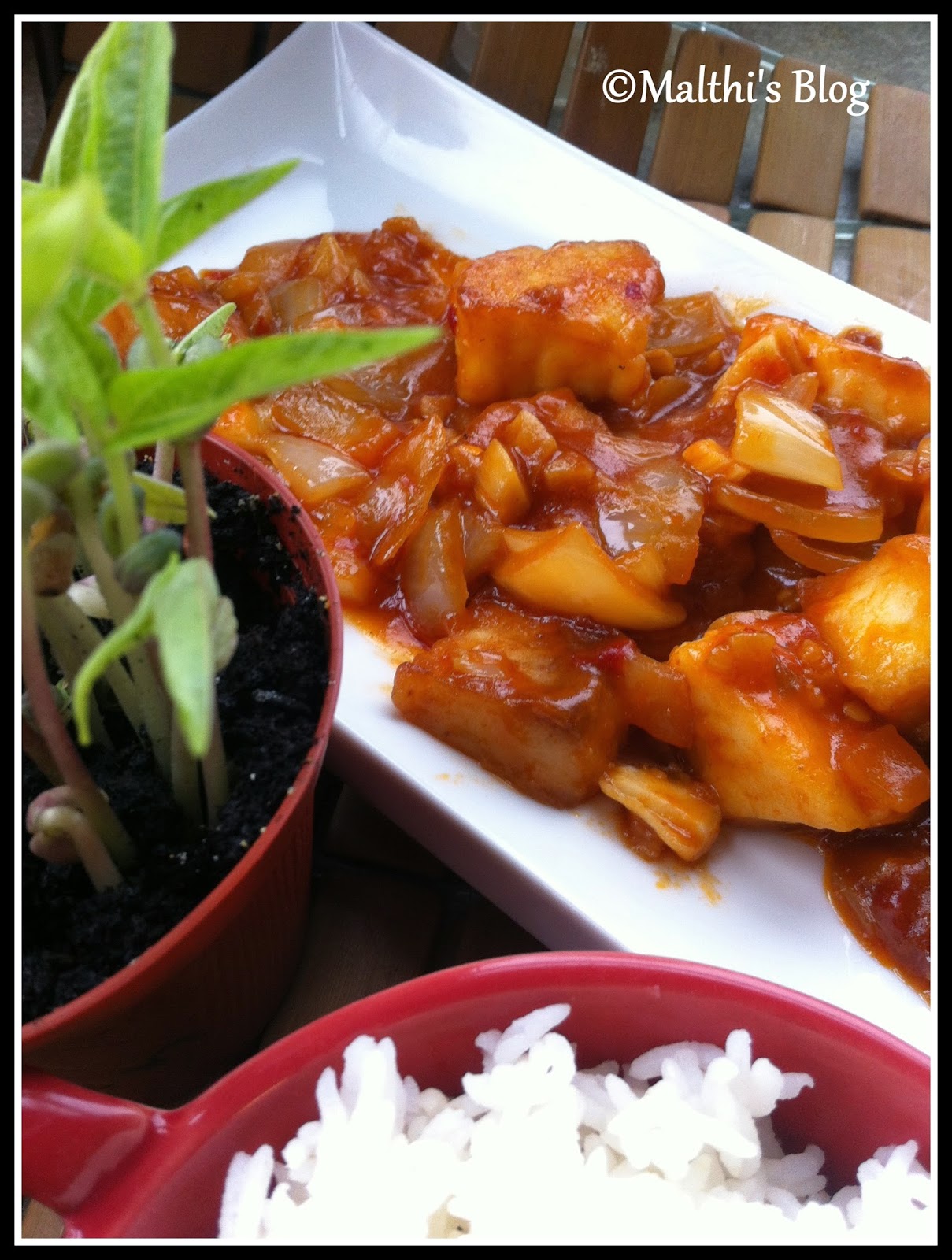 Malthi's Simple n Easy cooking: Quick Chilli Fish - Tilapia cooked ...