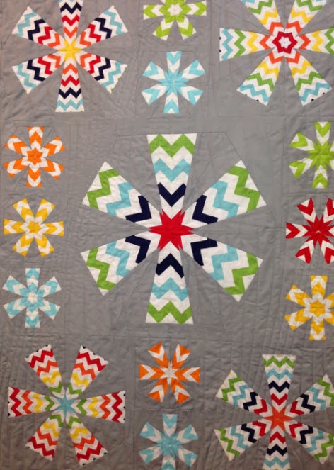 Quilt Karma: Modern Asterisk Quilt