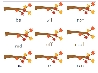 Teacher Mom: Bonus Letter Pack and Thanksgiving Sight Words