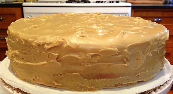 evaporated milk caramel icing