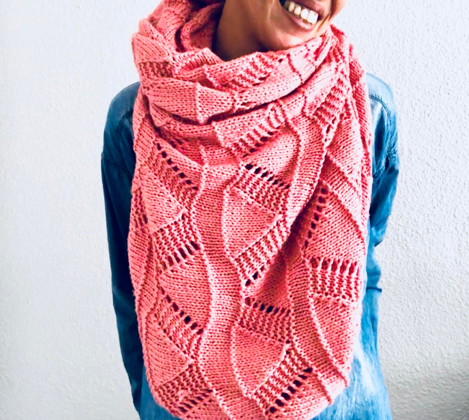 El blog de Dmc: Patrón del bolero-bufanda de Knit and pepper con el ...