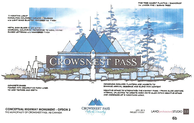 Crowsnest Pass Home: Crowsnest Pass Entrance Signs, Money well spent?