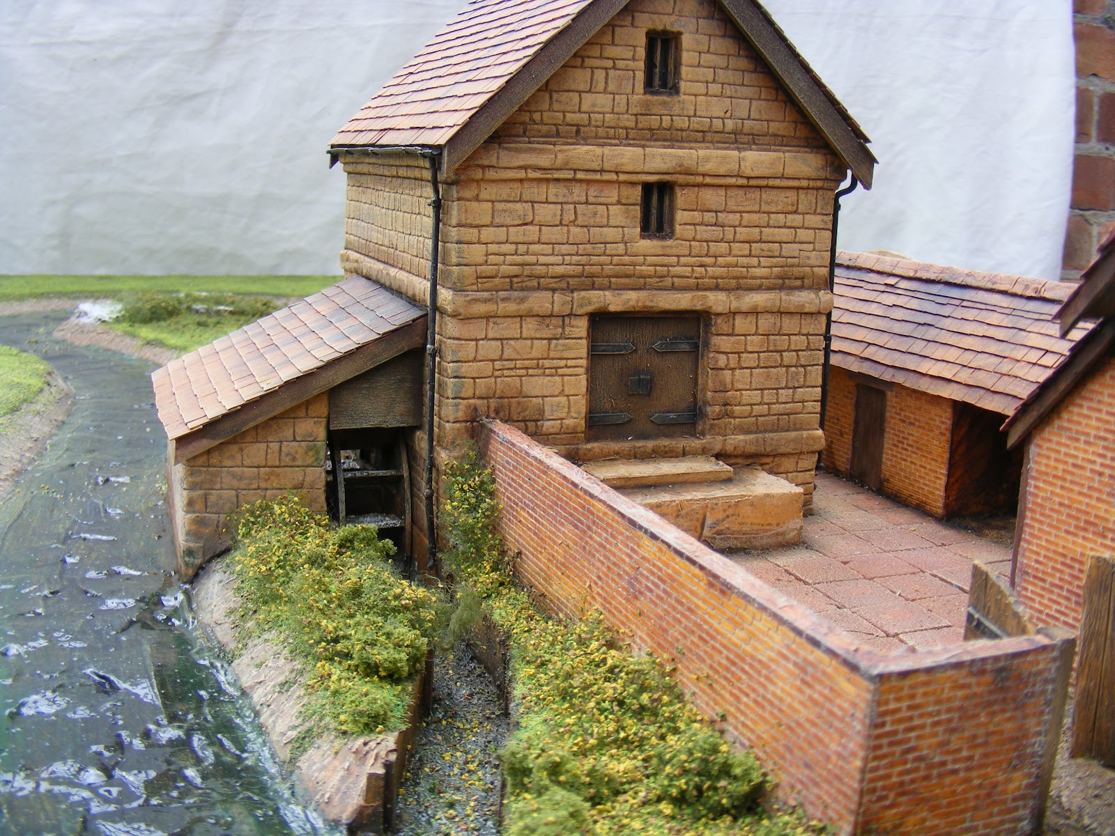 Terrain and Toy Soldiers: Watermill in 28mm
