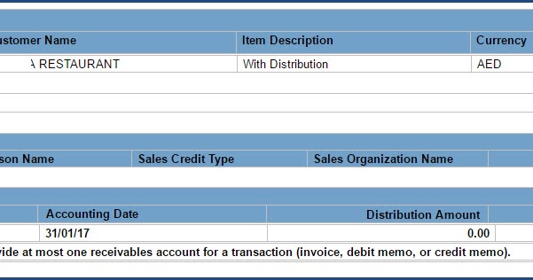 Oracle Application Techno Functional : You can provide at most one ...