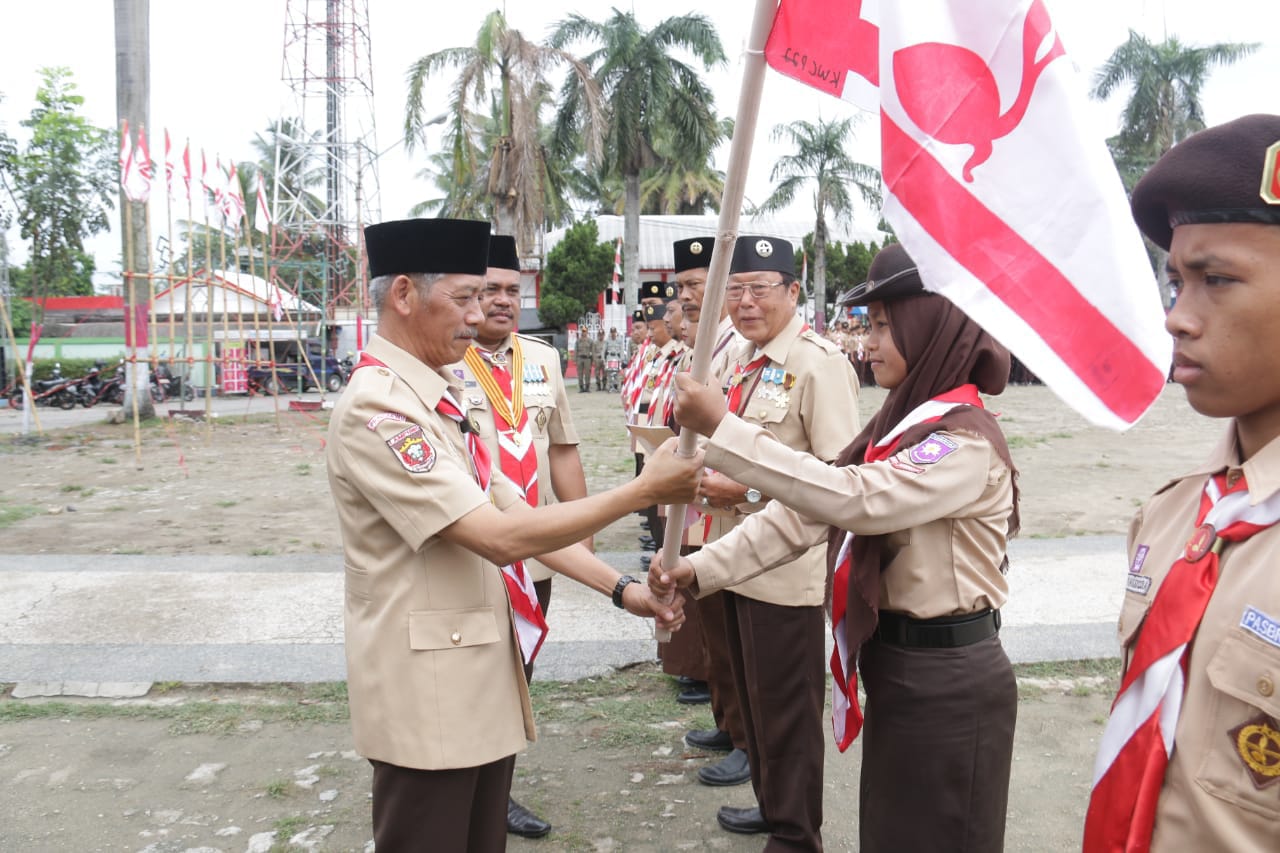 HUT Pramuka ke-57, Kwarcab Pringsewu Gelar Apel Besar - Portal Berita ...