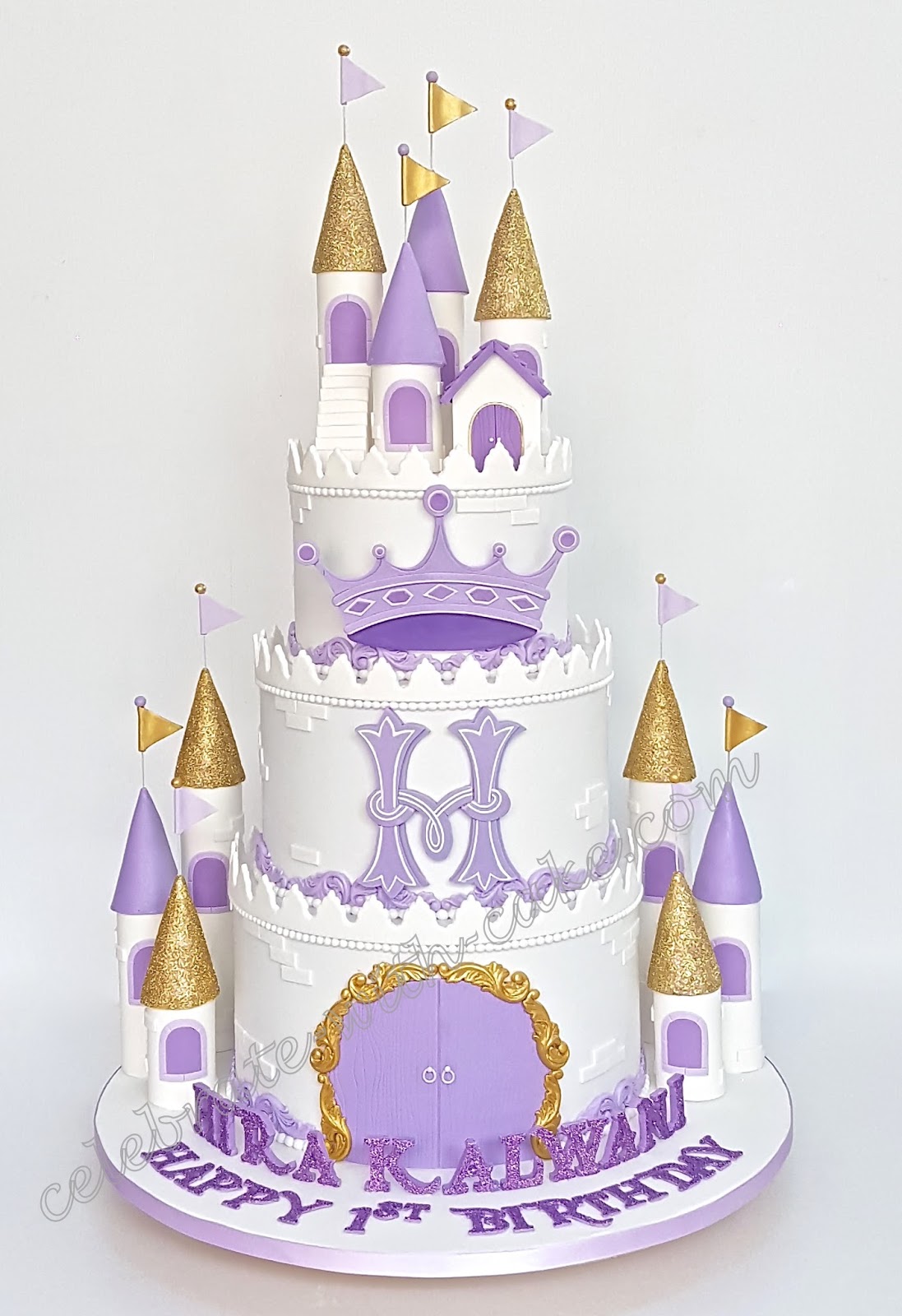 Celebrate with Cake!: Three Tier Castle Cake