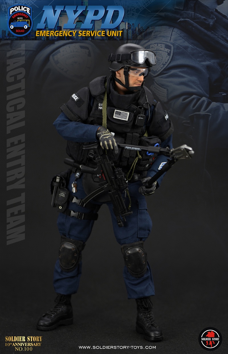 toyhaven: Soldier Story 1/6th scale NYPD ESU “TACTICAL ENTRY TEAM” 12 ...