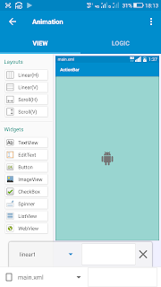 How to create an animation in Sketchware? - SKETCHWERE CODE