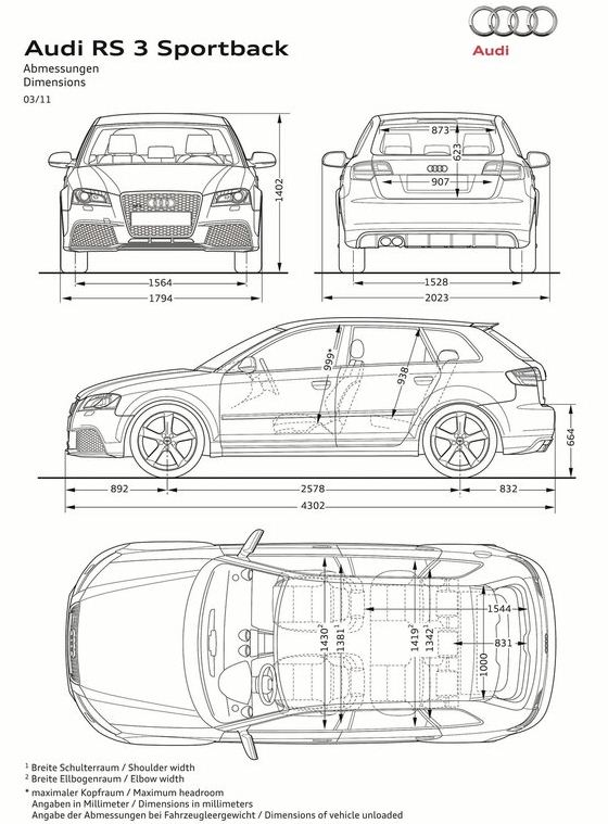 2013 AUDI RS3 SPORTBACK REVIEW DETAIL ABIZ | Audi Design and Concept