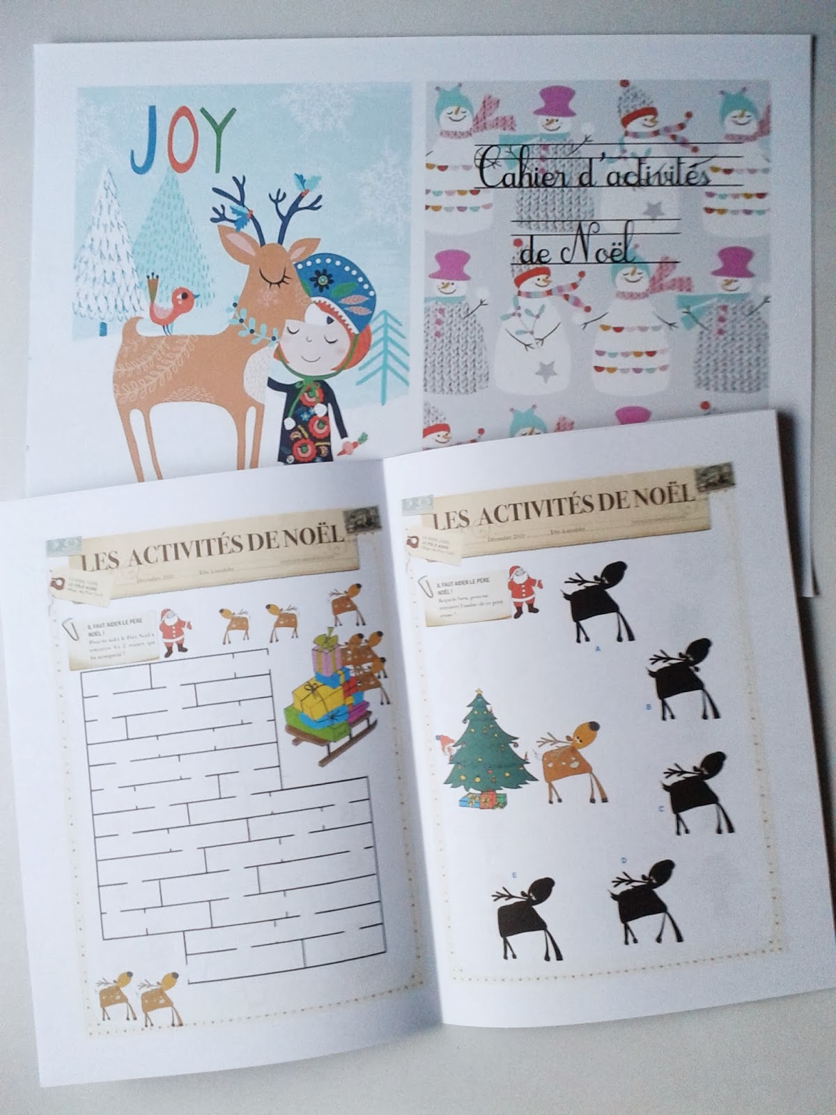 DIY by M.: Cahier d'activités de Noël #printable inside