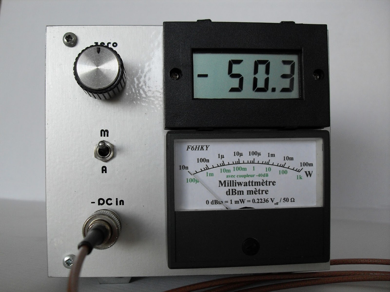 Mes trucs radio F6HKY: How to graduate a needle meter movement?