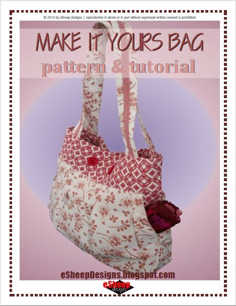 eSheep Designs: Free Pattern/Tutorial: Make it Yours Bag