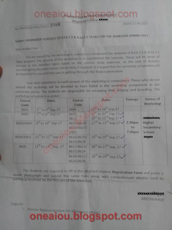 AIOU - Allama Iqbal Open University admissions exam result and tutors ...