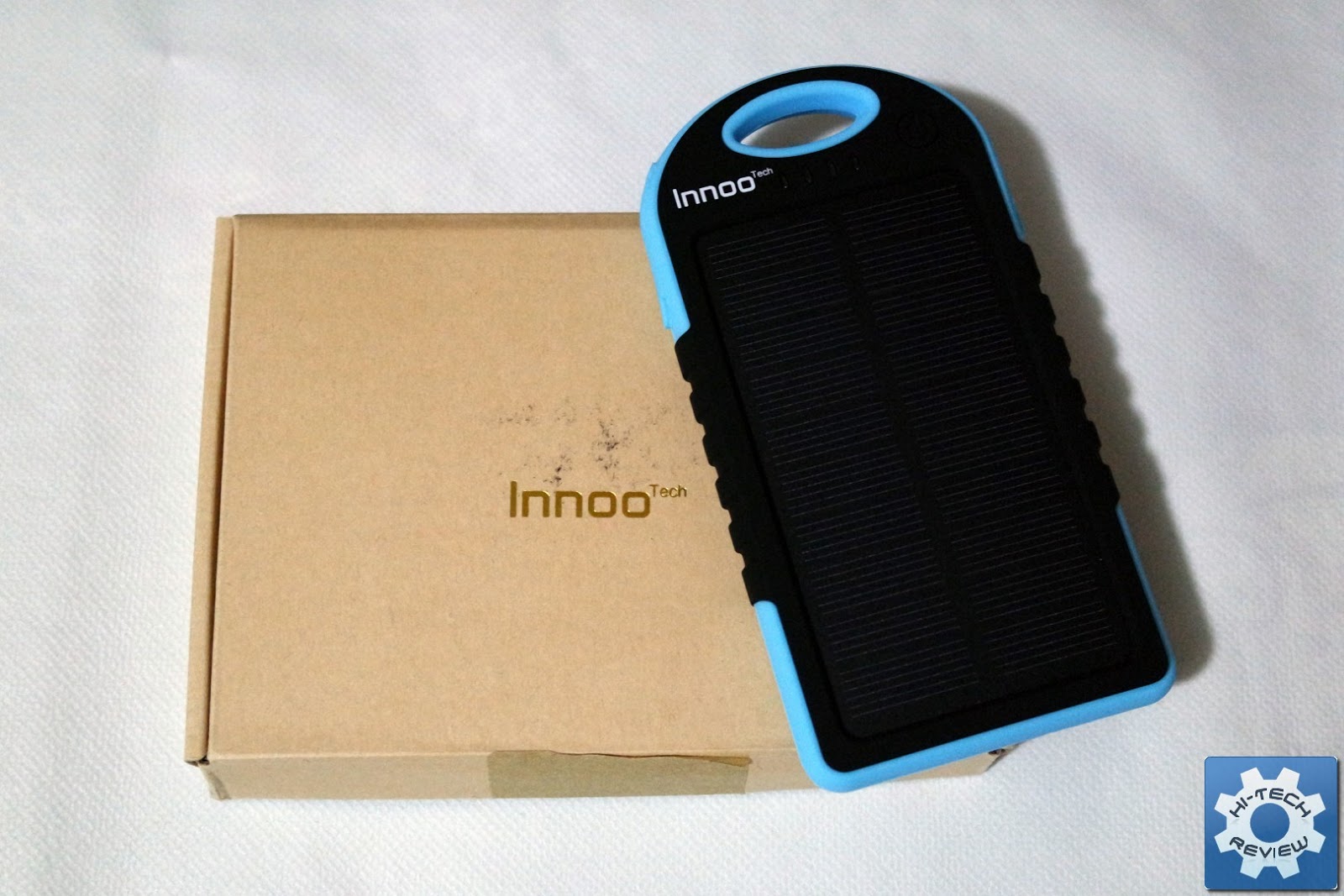 Recensione: Innoo Tech Powerbank da 5.000 mAh con pannello solare e 2 ...